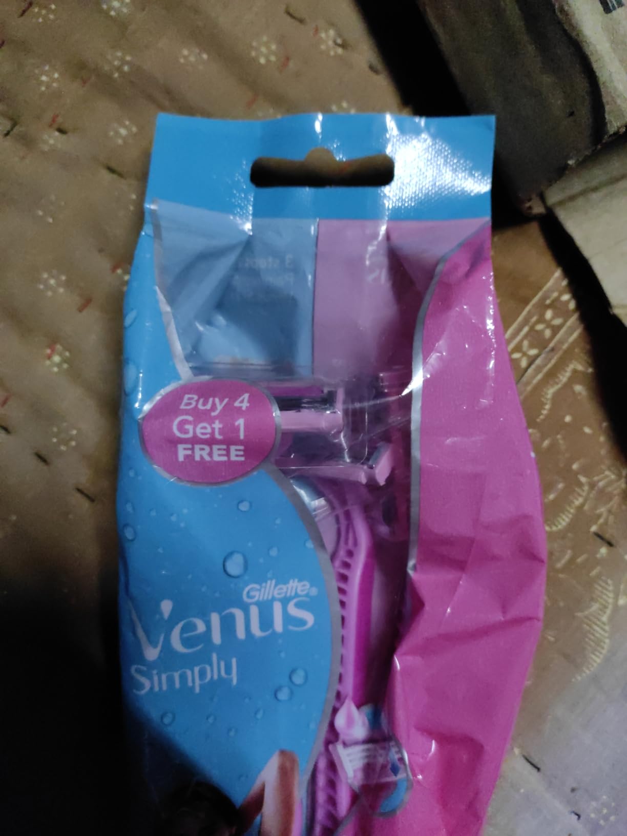 Gillette Venus Simply Venus Pink Hair Removal for Women - 5 razors (Buy ...