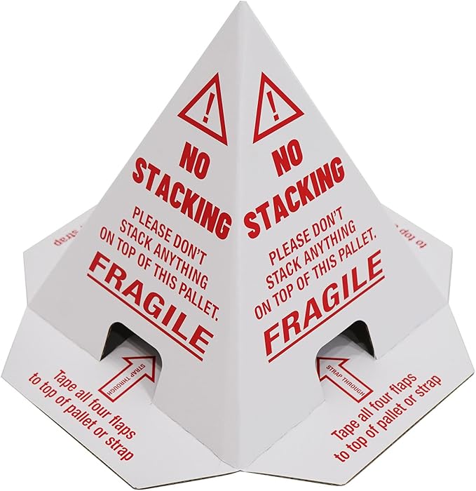 Shywall No Stacking Cones/No Stack Pallet Cones/Cardboard Cone/Prevent ...