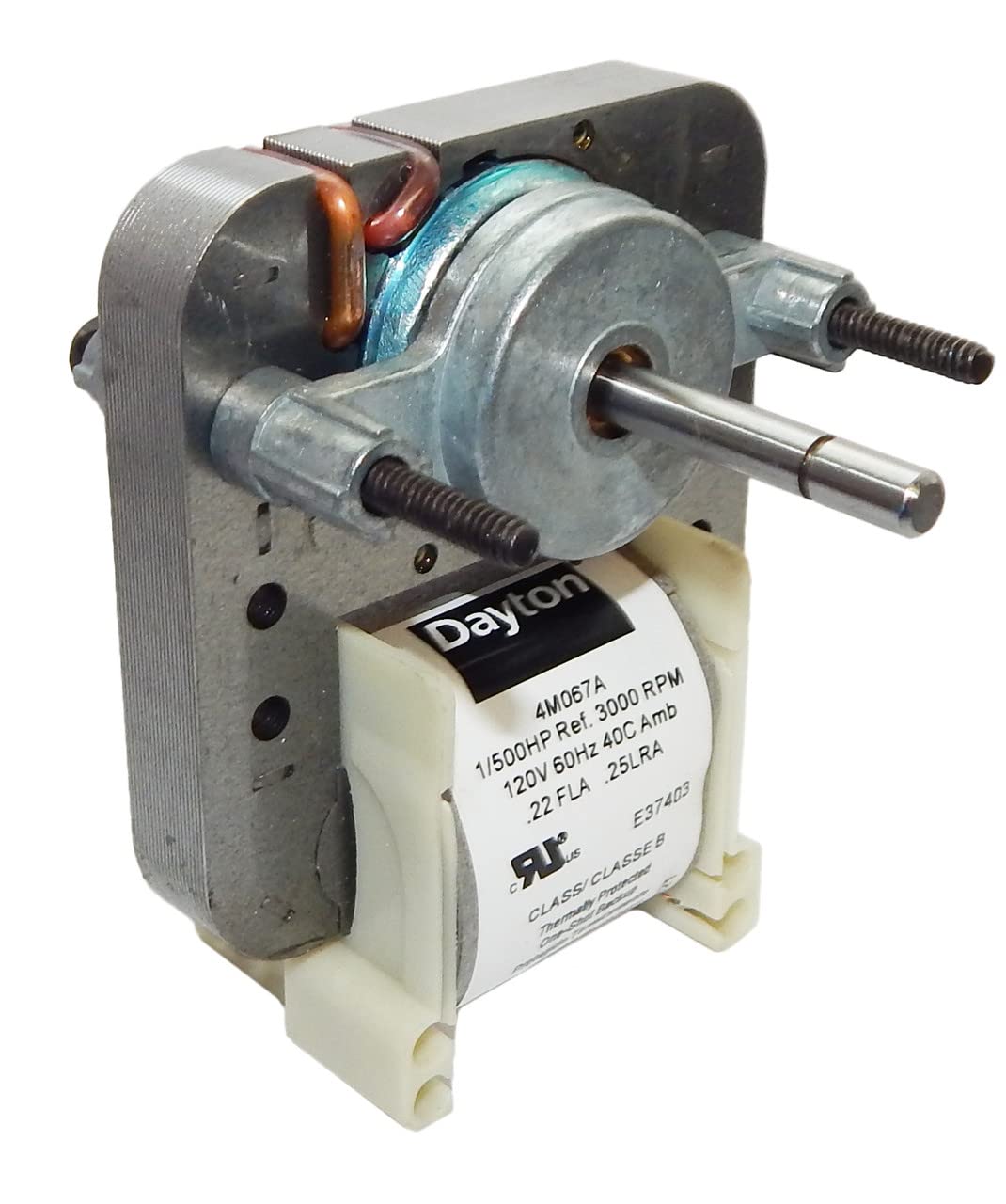 Dayton 4M067 C-Frame Motor, 1 in. L, Shaded Pole, Sleeve, Degrees ...