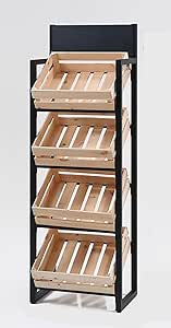 Amazon.co.jp: Supermarket Shelf Fruit Vegetable Food Storage Rack Stand ...