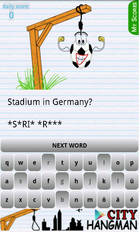 Football Hangman - App on the Amazon Appstore