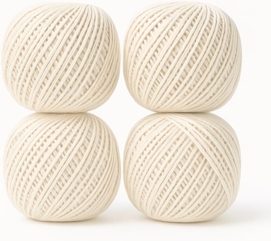 4 Pcs Cotton String Balls Cooking Strings Garden Twine Kitchen Butchers ...