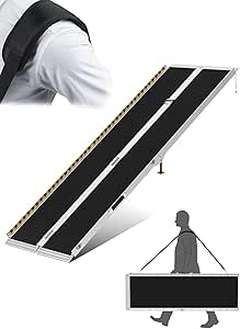 Amazon.com: Wheelchair Ramp 7FT | Load-Reducing Shoulder Strap ...