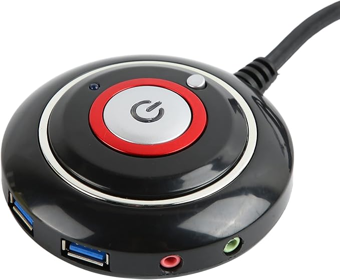 External PC Power Button, Desktop PC Power Button Computer Case Power ...