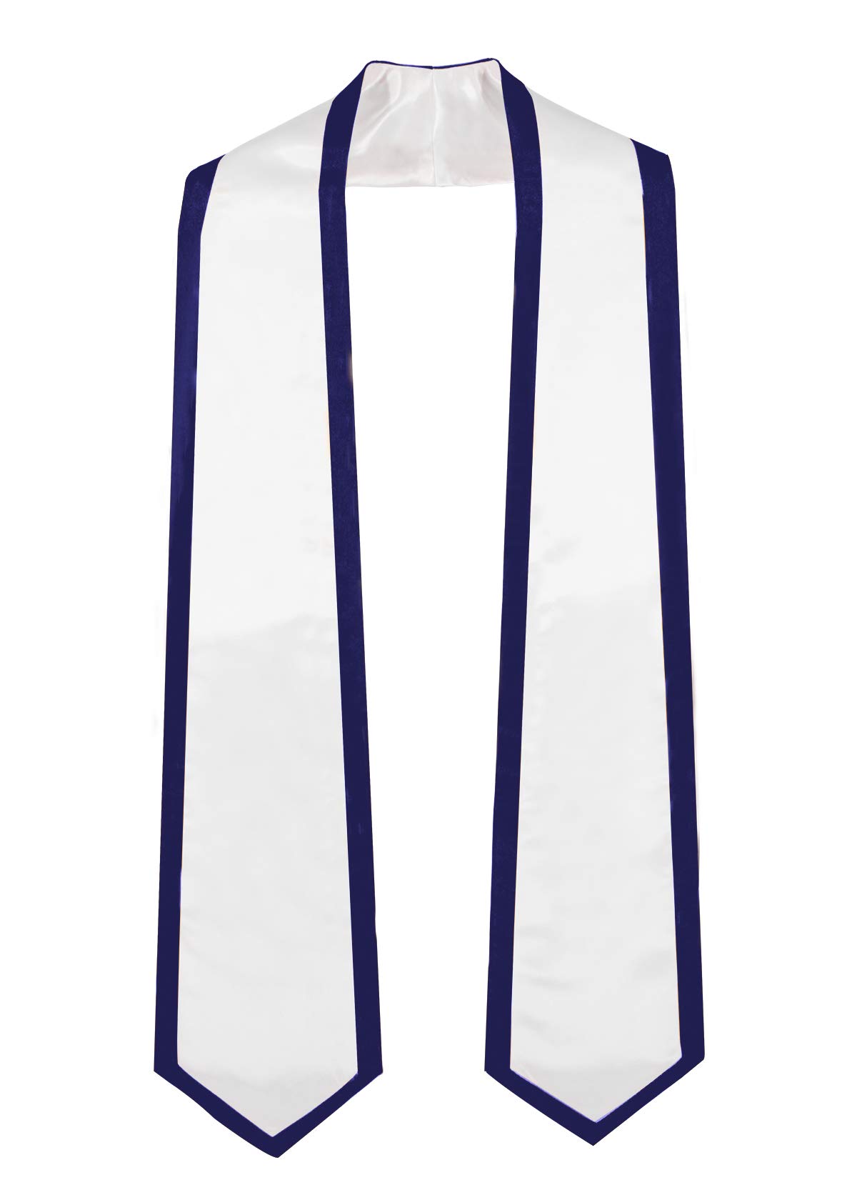 Snapklik.com : GraduationMall Plain Graduation Honor Stole Classic End