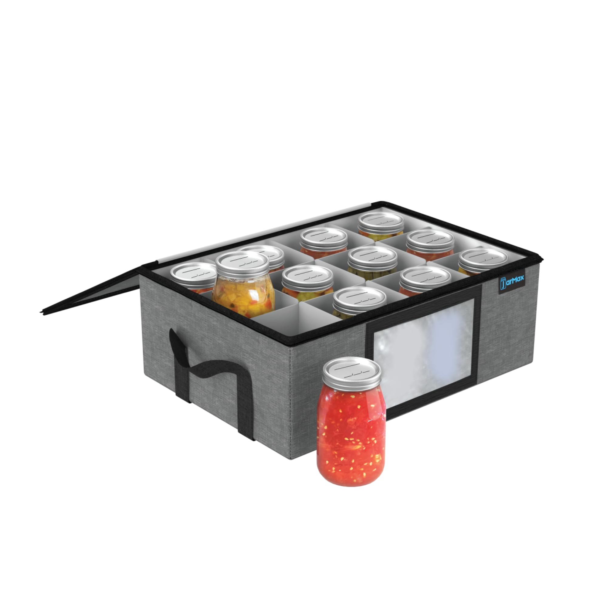 Amazon.com: JarMax 16 oz Mason Jar Organizer-Canning Jar Organizer ...