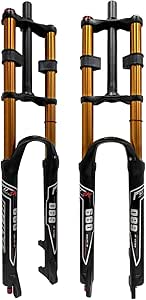 Amazon.com : FukkeR Mountain Bikes Front Fork Straight Steerer 1-1/8 ...