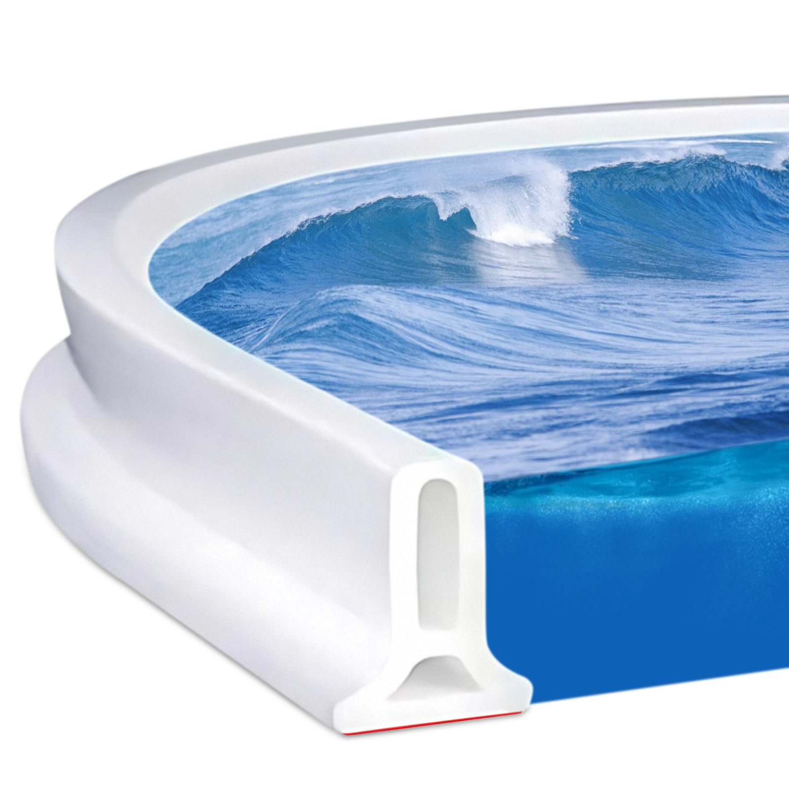 GothicBride 67 Inch Shower Threshold Water Dam, 2" High Collapsible ...