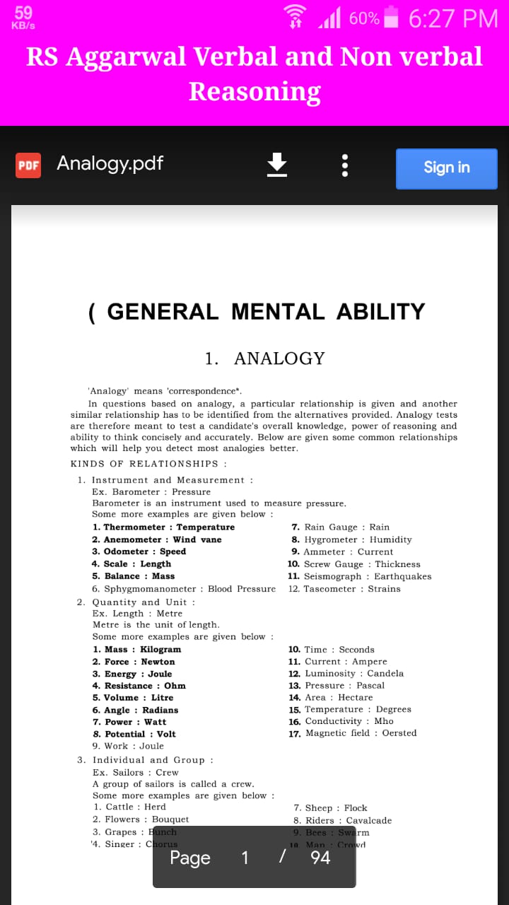 RS Aggarwal: Verbal and Non-Verbal Reasoning Book - App on the Amazon ...