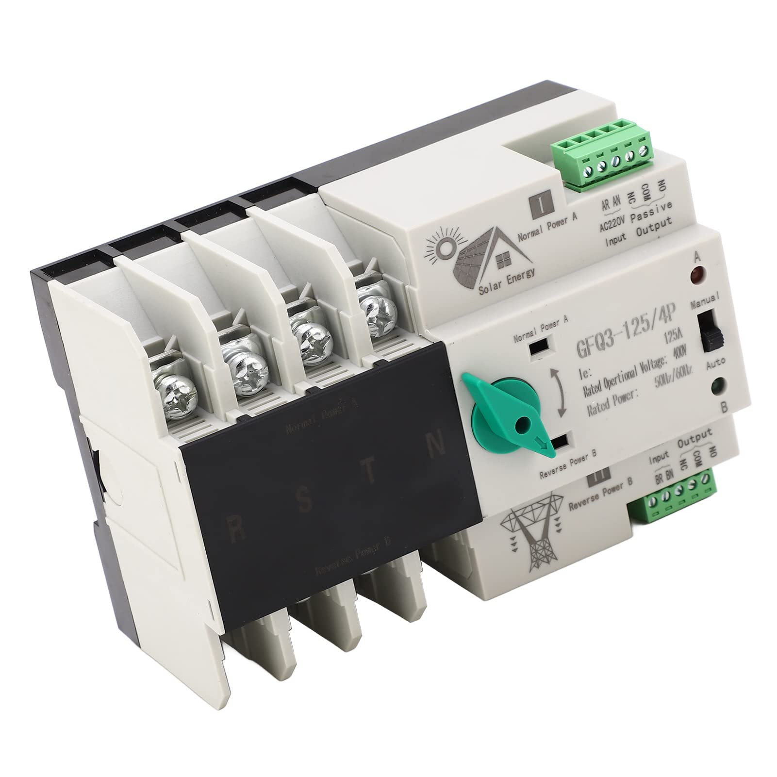 Buy Generator Changeover Switch, Manual Operation Dual Power Automatic ...