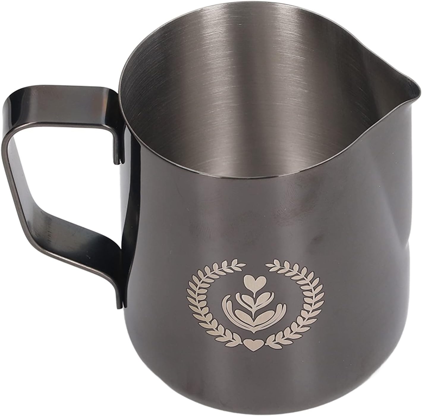 Xinwe Coffee Milk Frothing Pitcher, 350ml Anti Spilling Anti Breaking Coffee Frothing Pitcher ...