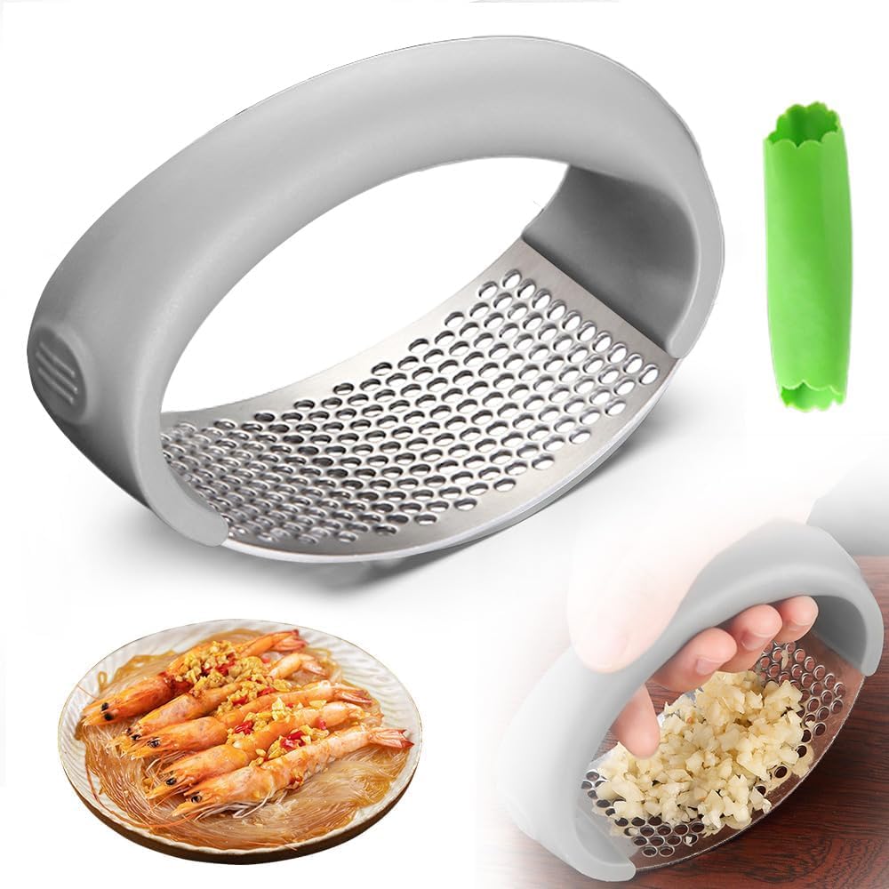 Amazon.com: Stainless Steel Garlic Crusher - Garlic Crusher, 2025 ...