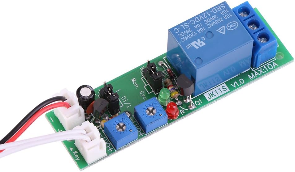 Demiawaking 2Stk. DC 12V Verzögerung Schild NE555 Timer-Schalter ...