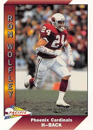 Amazon.com: 1991 Pacific Football #417 Ron Wolfley Phoenix Cardinals ...