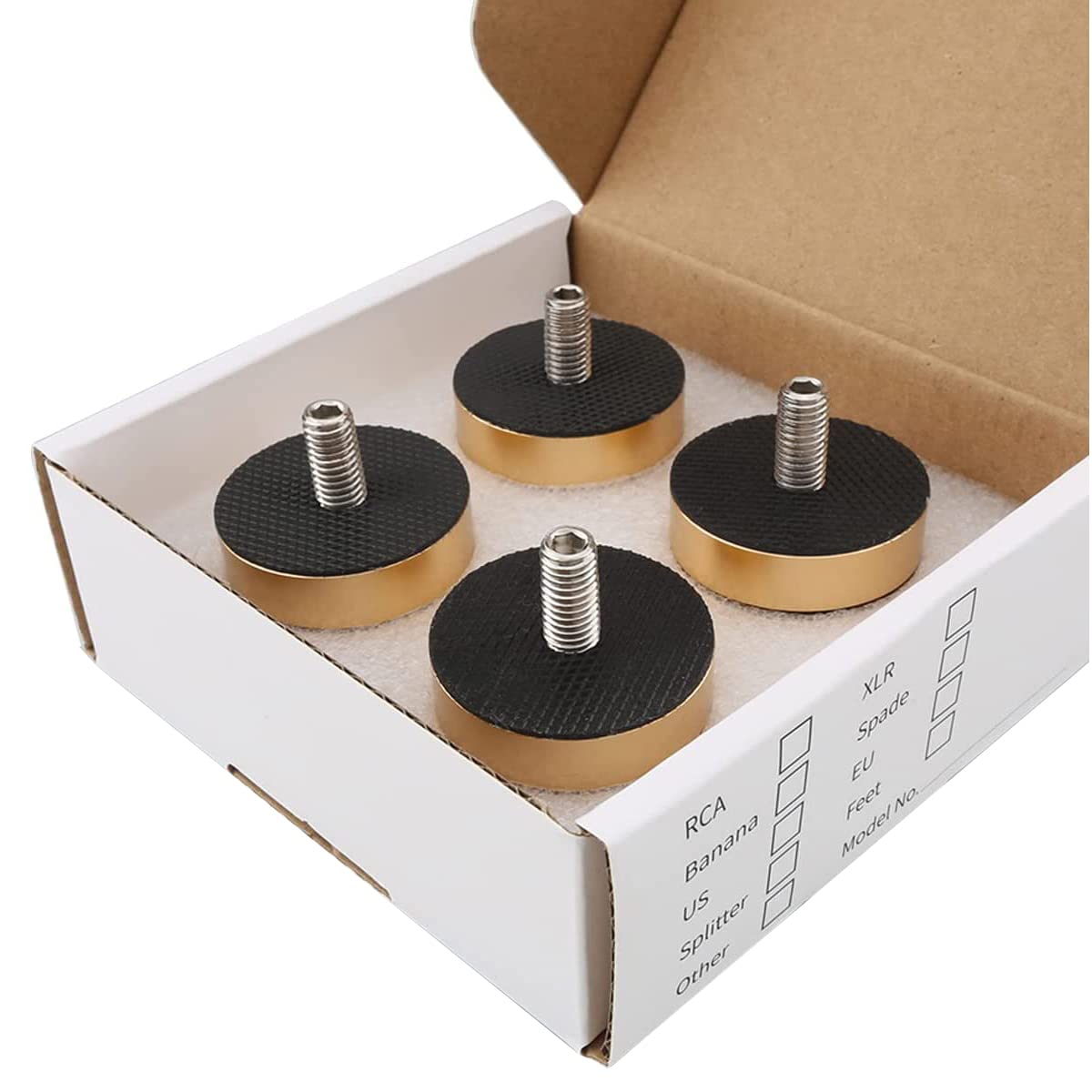 Audiocrast 4PCs HiFi Speaker Stand Feet Shock Absorber Pads IF4023G ...