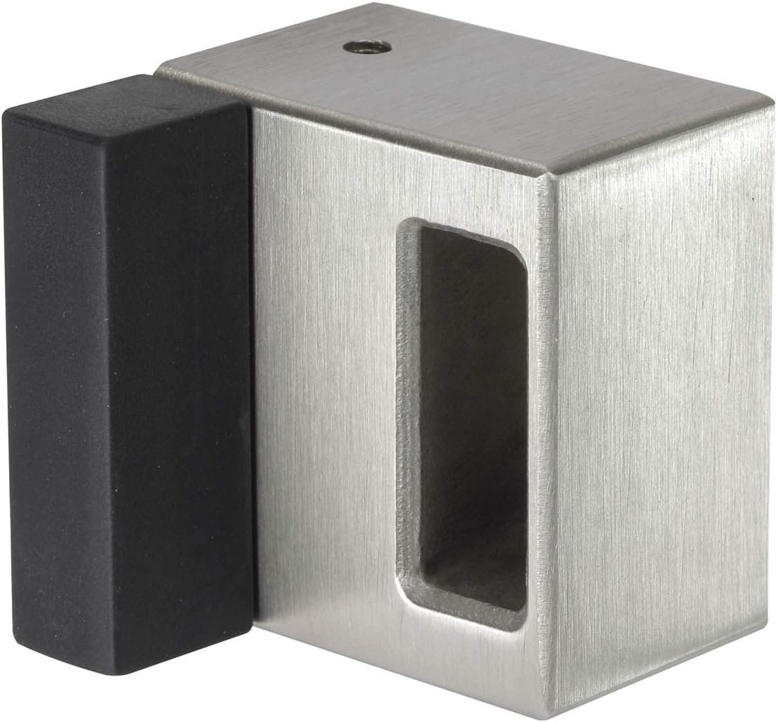 Cubicle Lock Keep with Buffer for 13mm Partition in Satin Stainless ...