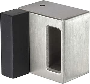 Cubicle Lock Keep with Buffer for 13mm Partition in Satin Stainless ...
