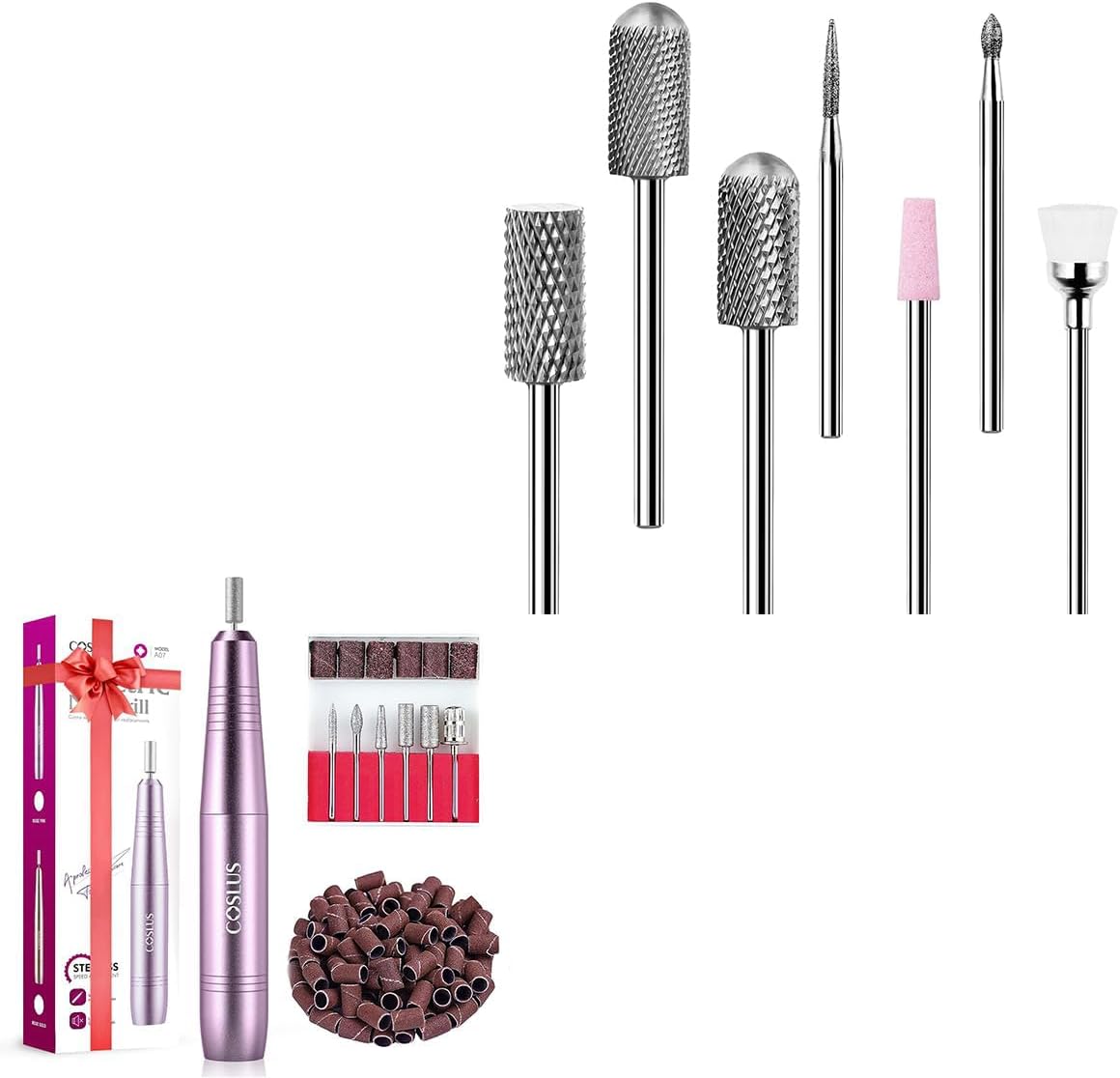 Amazon.com: COSLUS Electric Nail Drill File Professional: for Acrylic ...