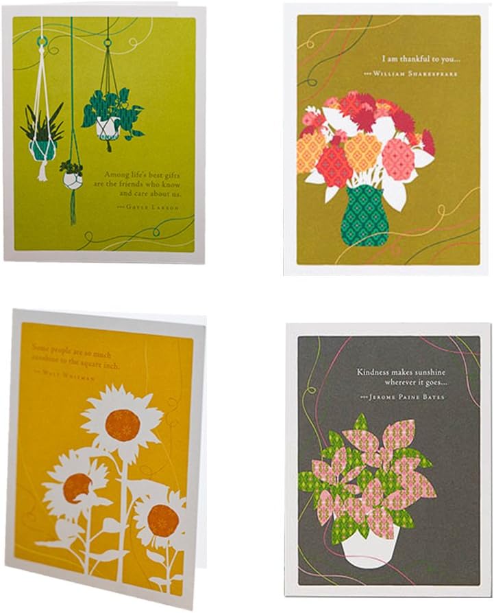 Amazon.com : Flowers of Appreciation Bundle by Positively Green, Set of ...