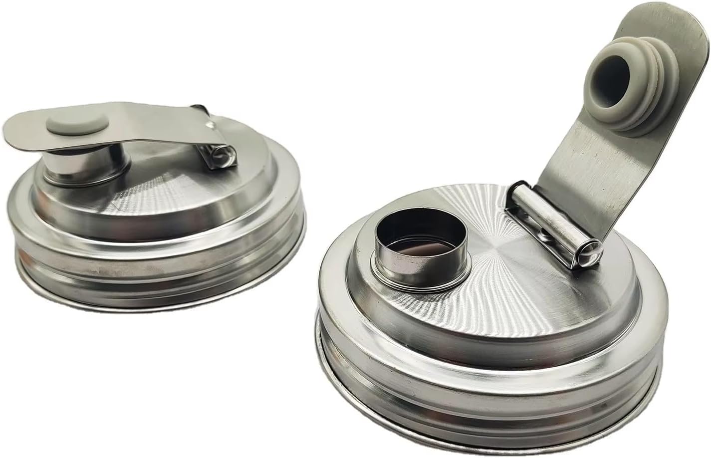 Amazon.com: Generic 2 Mason Jar Pour Spout Lid, 86mm Stainless Steel ...