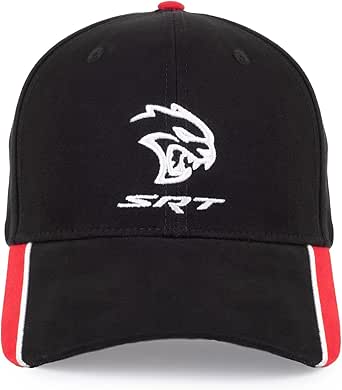 Dodge SRT Hellcat Cap - Custom - Structured 6 Panel - Black/Red/White ...