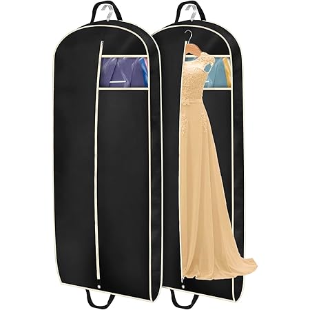 MISSLO 60" Suit Carriers for Women Garment Covers for Clothes Dress ...