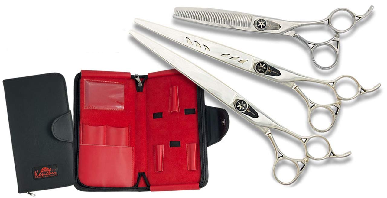 Snapklik.com : Kenchii Grooming Shinobi Shear Sets For Professional Dog ...