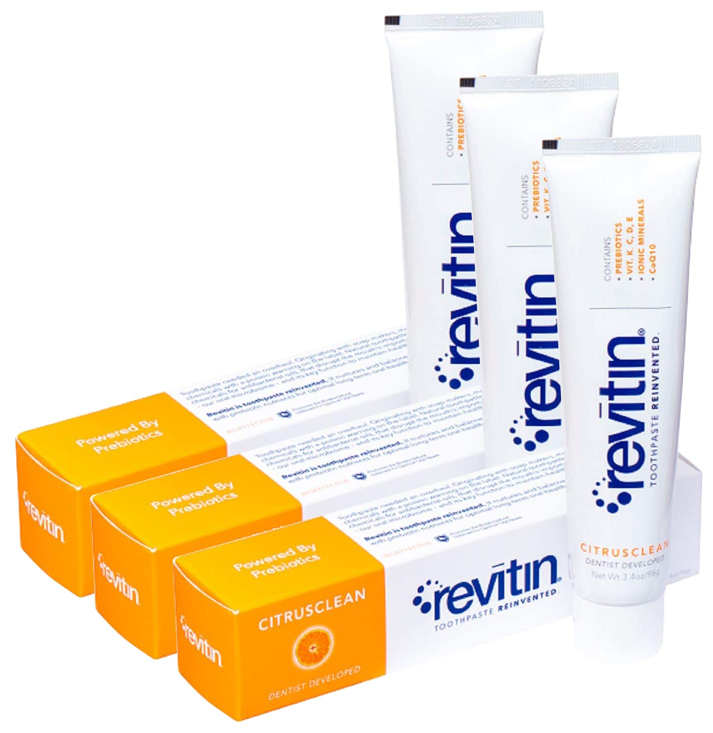 Amazon.com : Revitin Natural Toothpaste - Pack of 3 : Health & Household