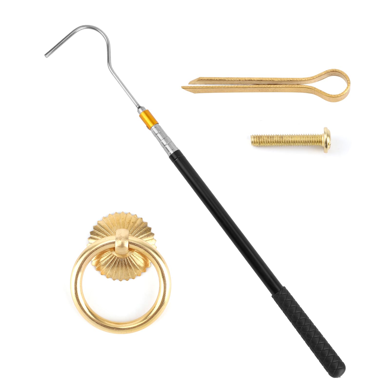 Ladder Pull Down System Kit, Attic Ladder Pull Down Pole up to 64in and ...