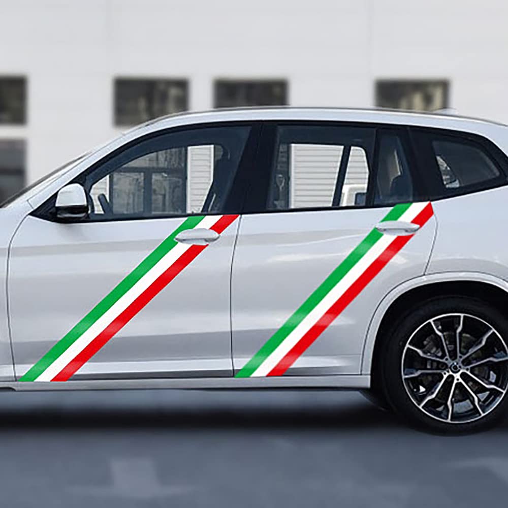 Snapklik.com : AutoE 3 Meters M-Colored Stripe Car Hood Roof Sticker ...