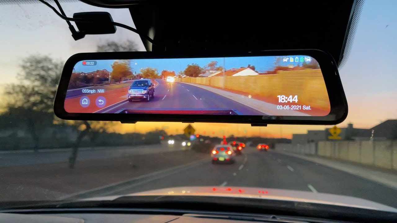 Watch REXING M2 Smart Dual Mirror Dash Cam | Review on Amazon Live