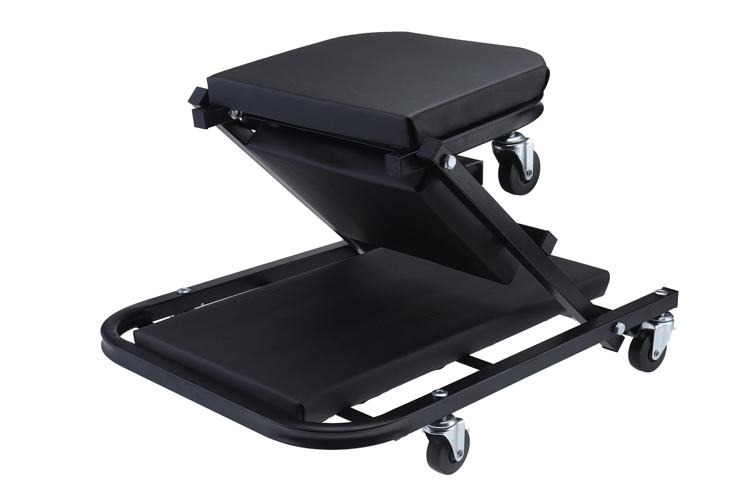KUNTEC 2-in-1 Foldable Z Creeper and Seat (40 inch), Roller Seats ...