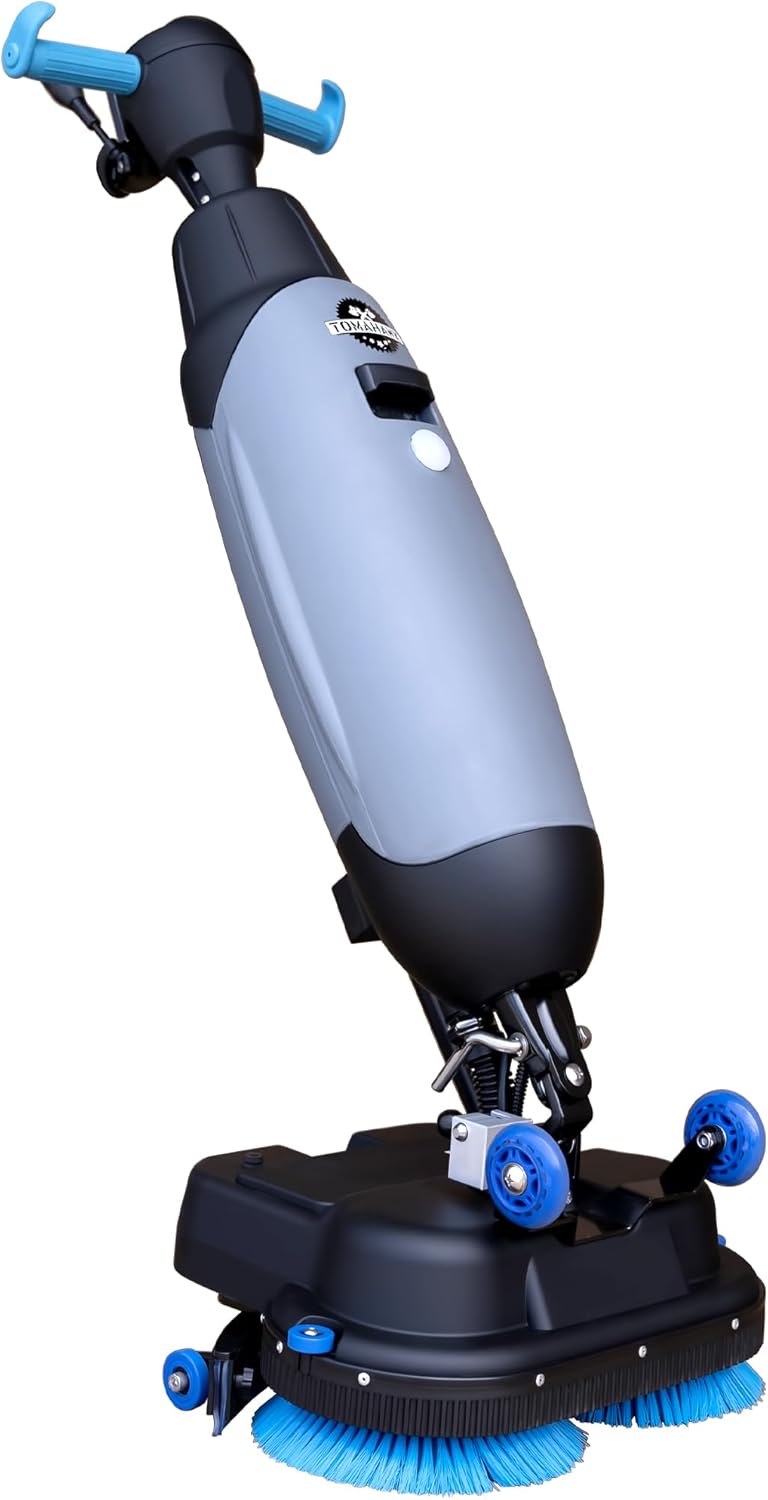 Amazon.com: Tomahawk Electric Floor Scrubber Cleaner with 18” Power Mop ...