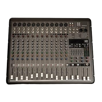 Xtreme Acoustics XAFG12 Professional 12 Channel Audio Mixer Interface ...