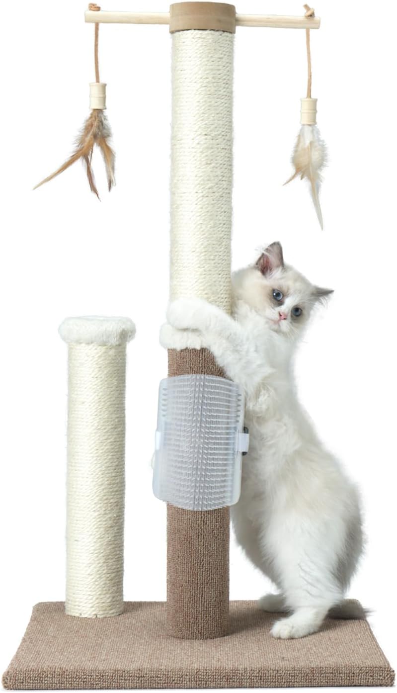 Amazon.com : PEEKAB Cat Scratching Post,31" Tall Sisal Scratch Posts ...