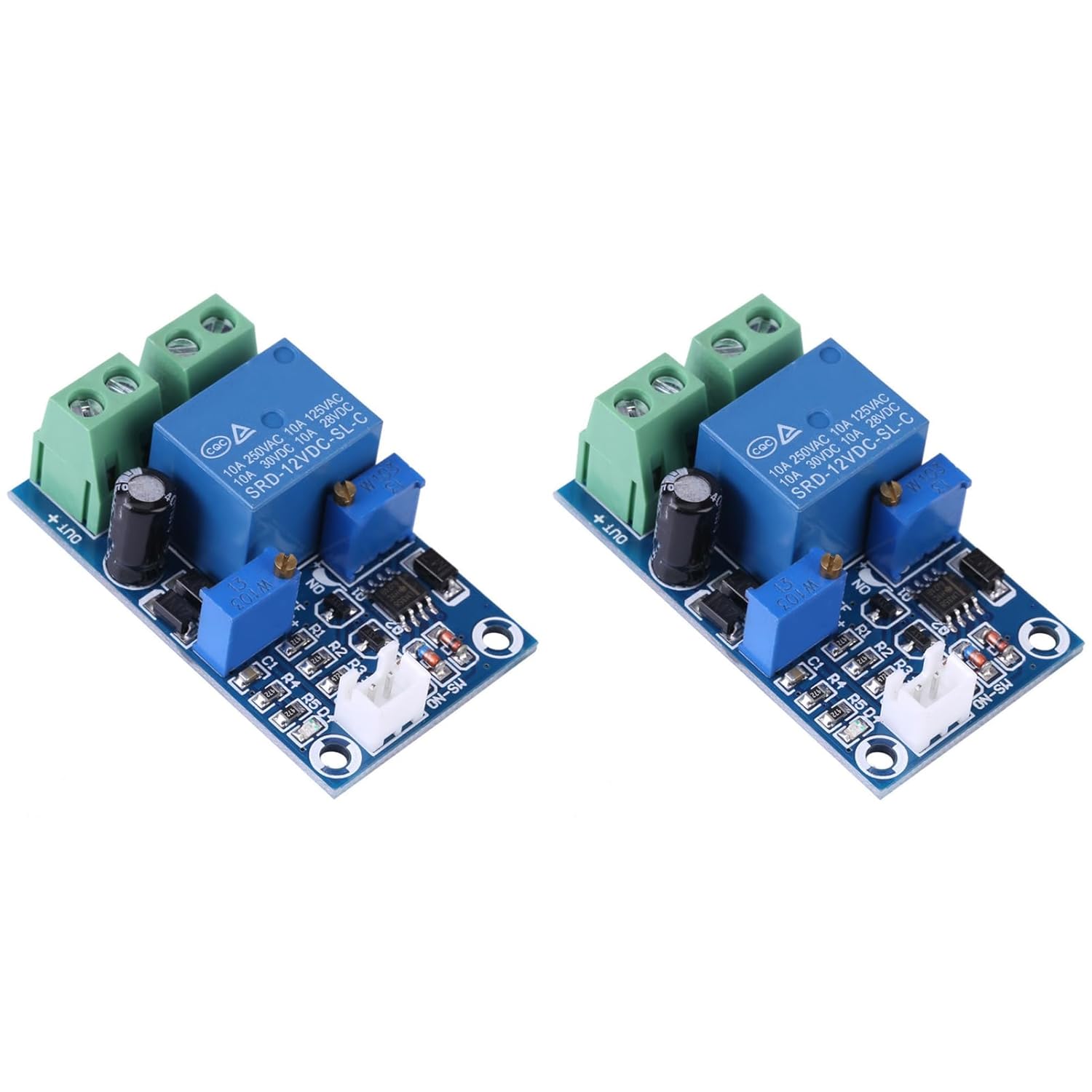 2PCS 12V 10A Battery Low Voltage Cut Off Automatic Switch On Recovery ...