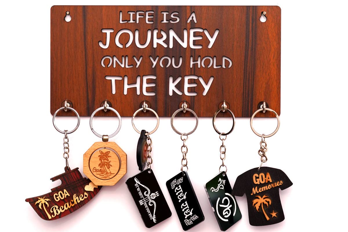 ShriGanesh Creation Wooden Key Holder for Home Wall Stylish | Key Stand ...