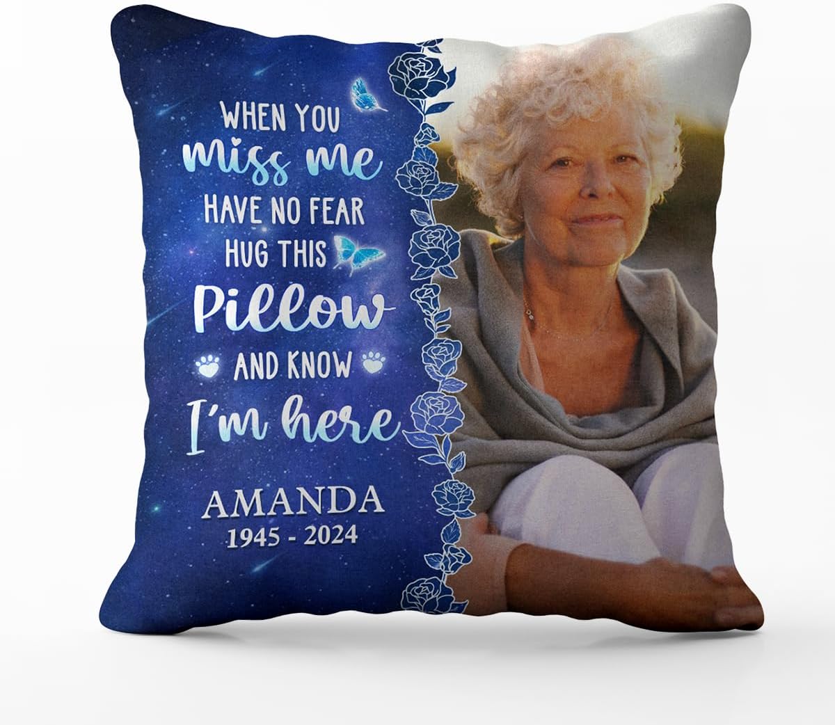 Amazon.com: Pawfery Personalized Throw Pillow with Pictures (Insert ...