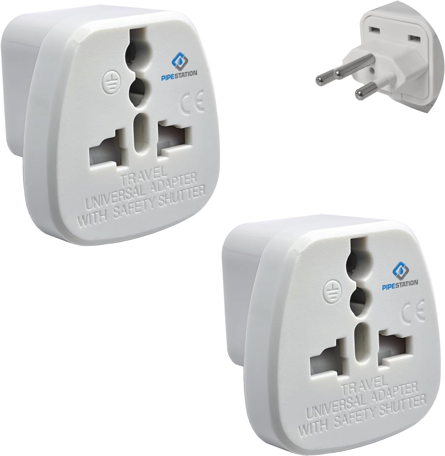 Switzerland Plug Adapter, Swiss Plug Adaptor – UK to Swiss Plug Adaptor ...