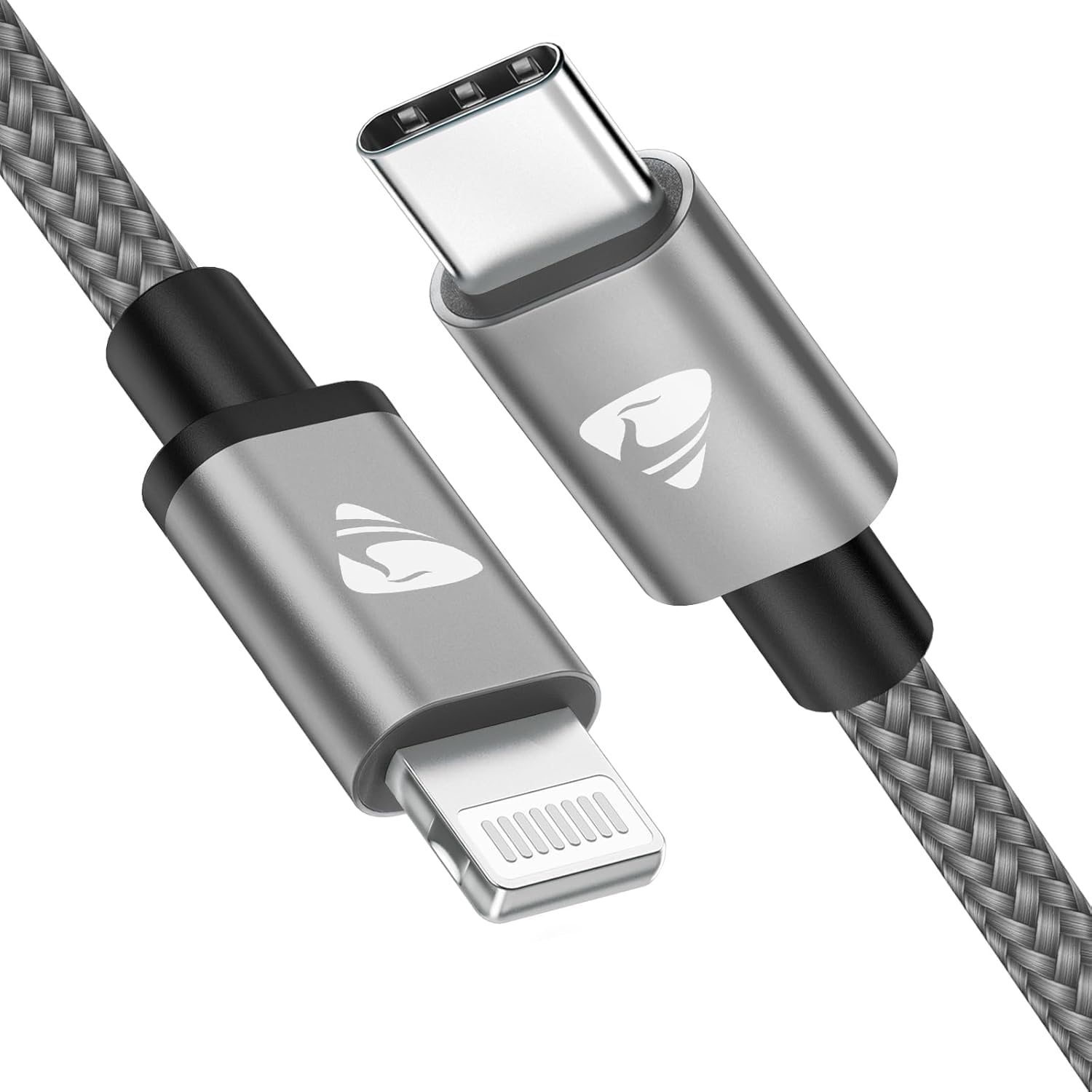 Aioneus Short USB C to Lightning Cable 1M, iPhone Charger Cable MFi ...