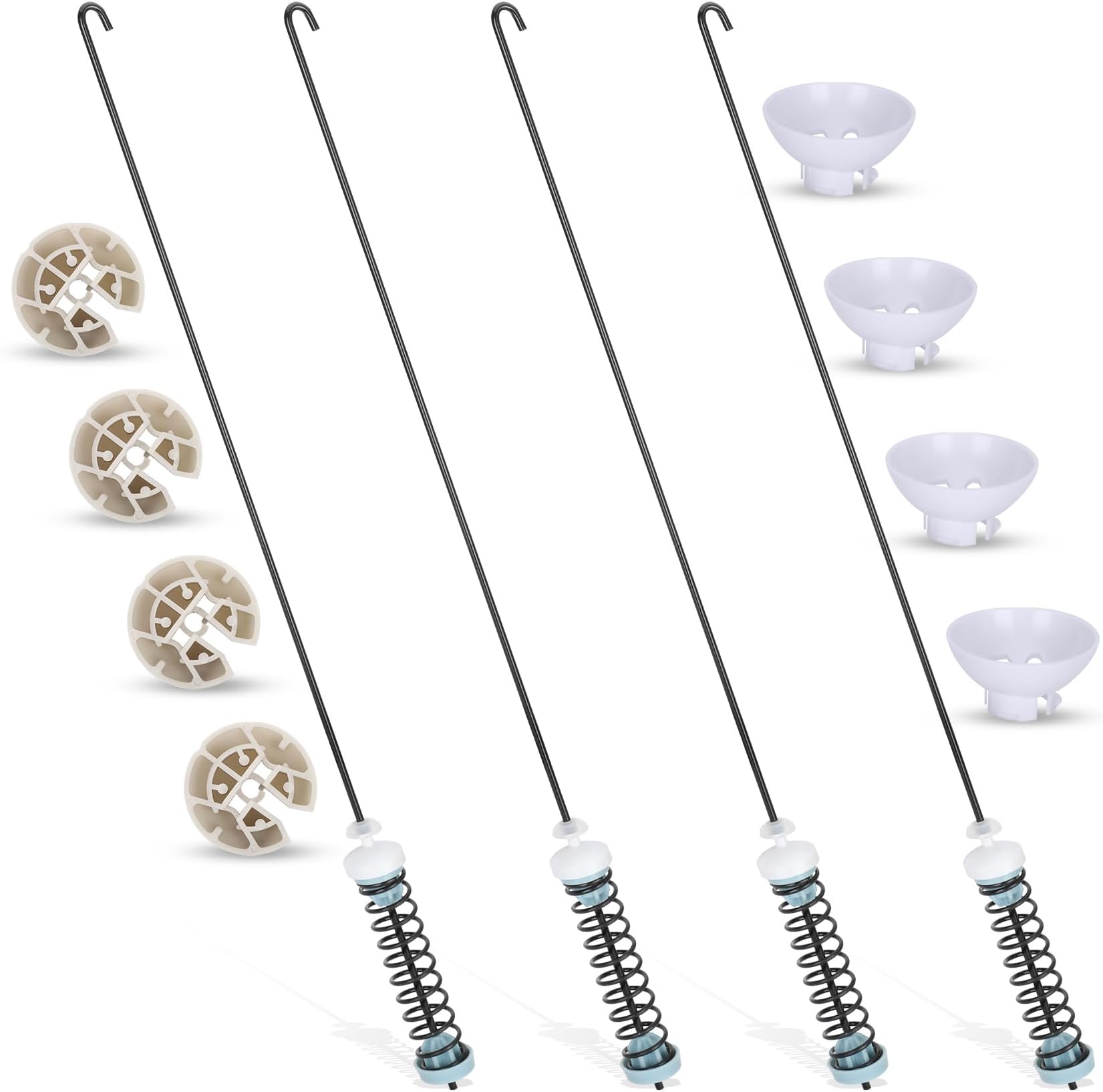 Amazon.com: Washing Machine 4 Piece Suspension Spring WP63907 ...