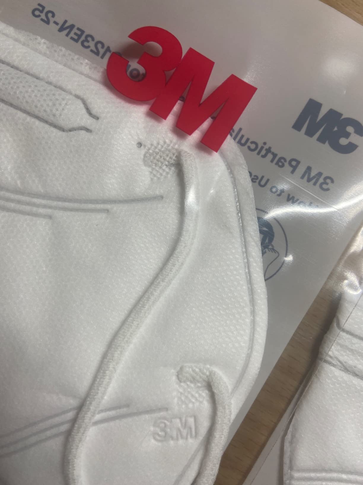 3M P2 Particulate Vertical Flat Fold Disposable Respirator 25 pack ...