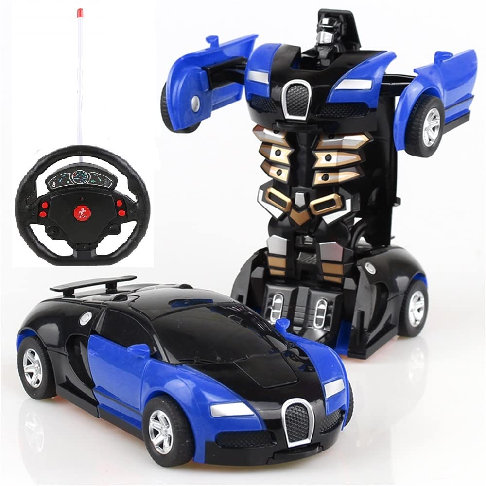 PKToy-Remote Control Transformation for Steering Kids' Robot Car Toy ...