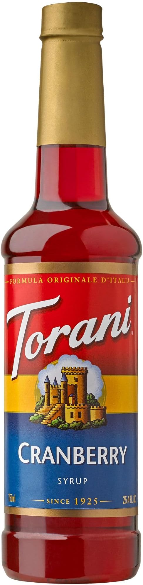 Amazon.com : Torani Flavored Drink Syrup, Cranberry, 25.4 Fl Oz (Pack ...