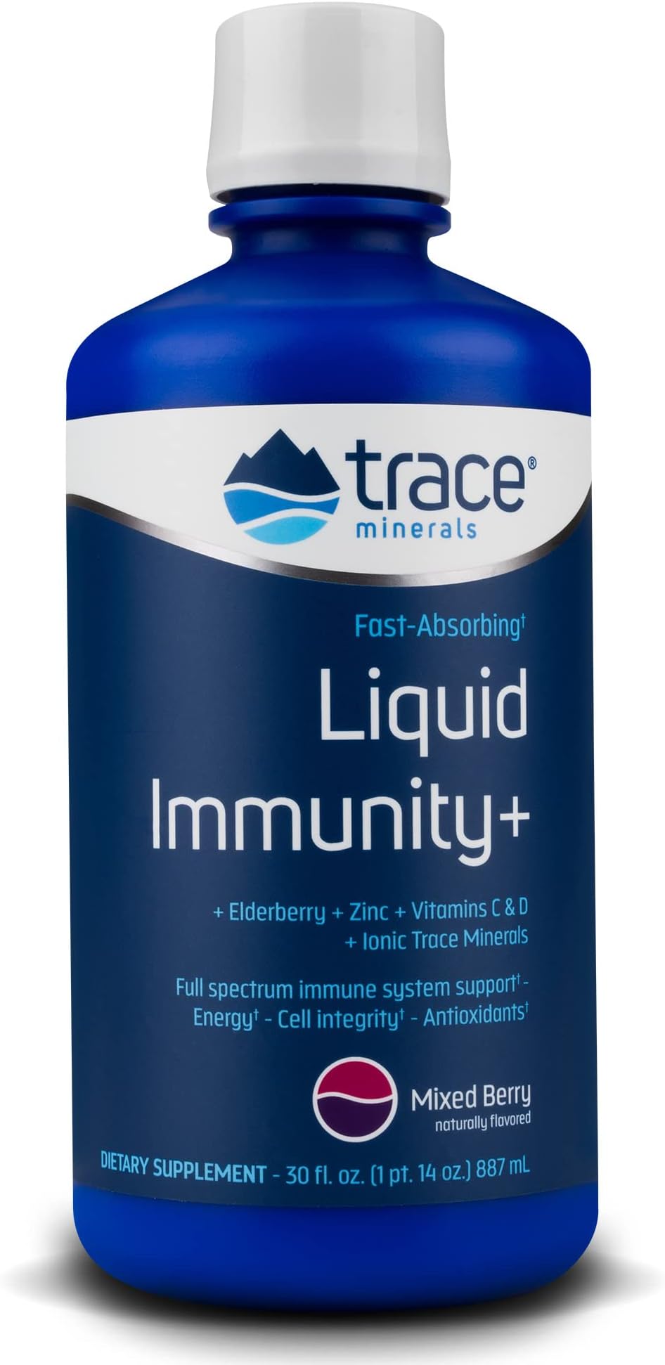 Amazon.com: Trace Minerals | Liquid Immunity+ with Elderberry, Zinc ...