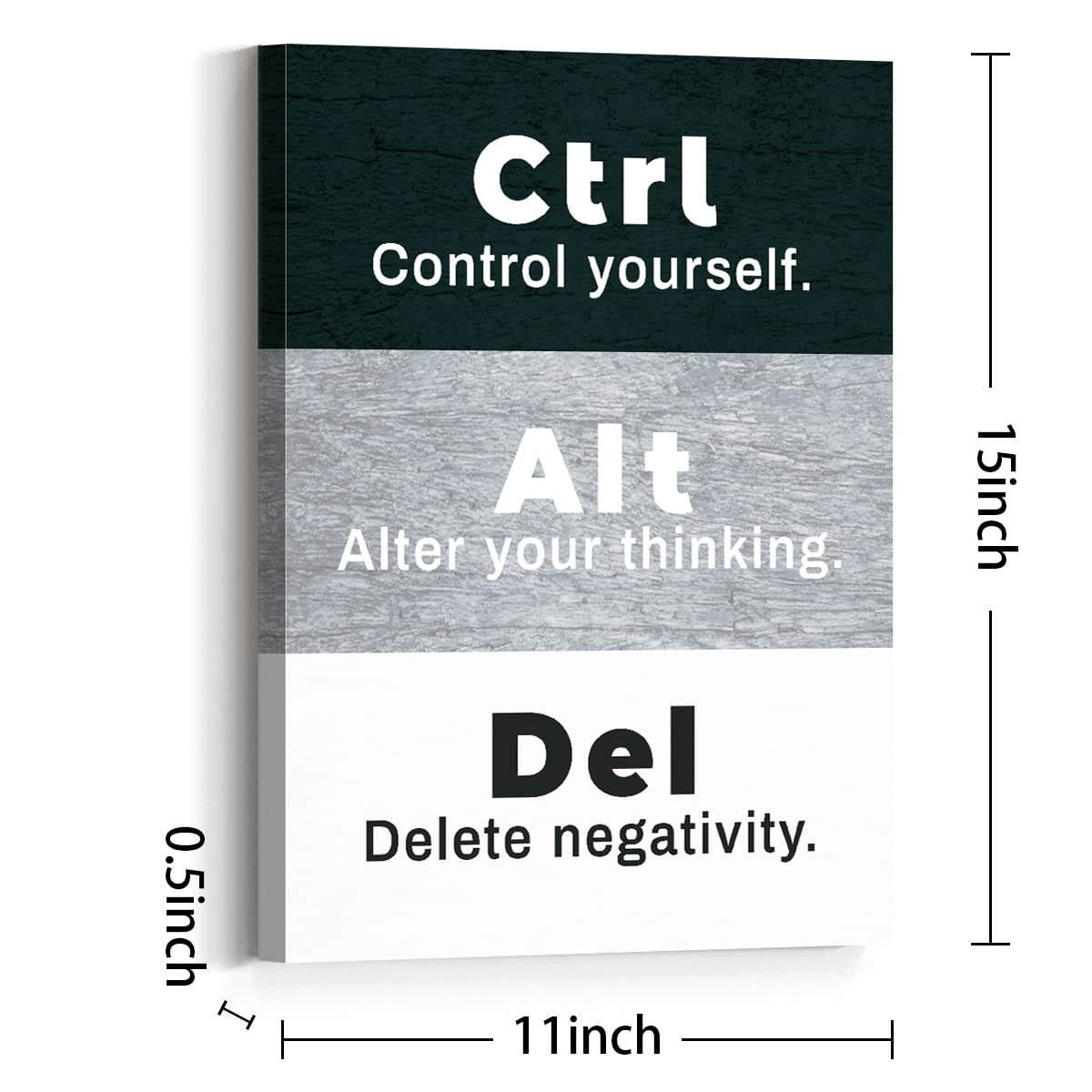 Snapklik.com : Ctrl Alt Delete Wall Decor,Inspirational Office Wall Art ...