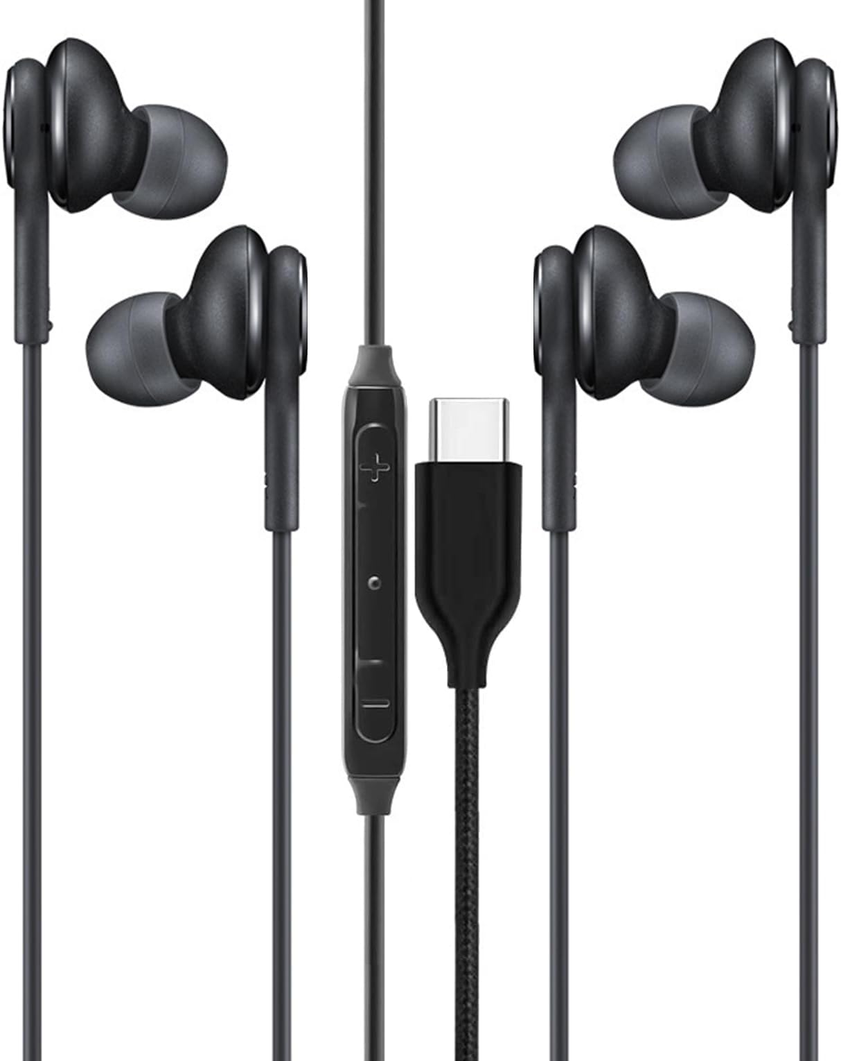 Amazon.com: CHARGEWORX Earbuds w. USB-C Connector & Built-in Mic ...