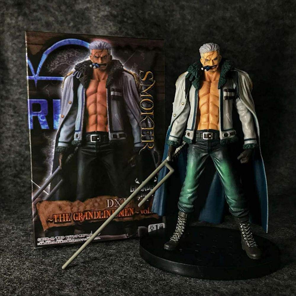 Buy One Piece Colonel Smoker Standing Smoke Man 17.5 CM Animated ...