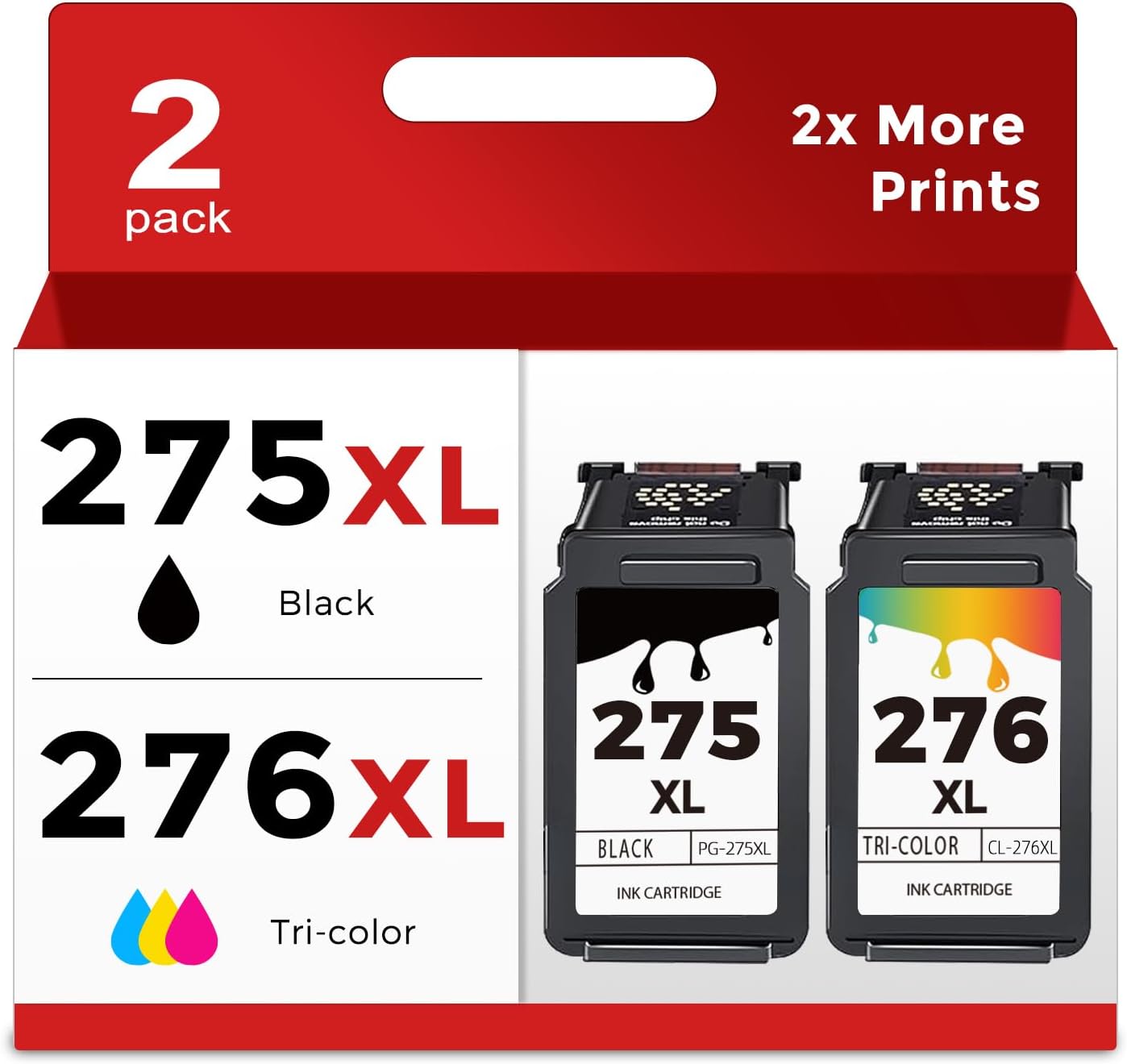Amazon.com: PG-275XL/CL-276XL Compatible for Canon Ink 275 and 276 PG ...