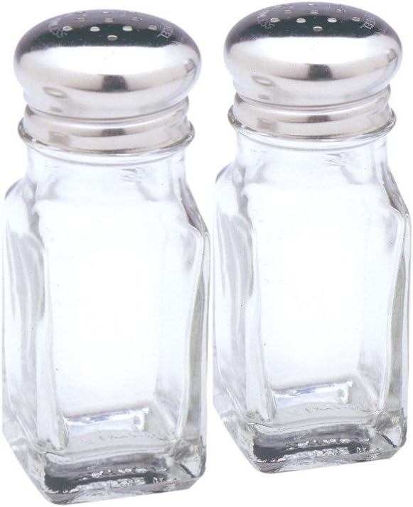 Amazon.com: Norpro Glass Salt or Pepper Shaker, Single, As Shown: Salt ...